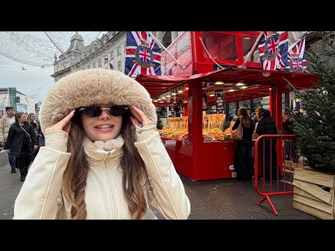 Christmas Market, Alışveriş  London Vlog | Azra Şimal