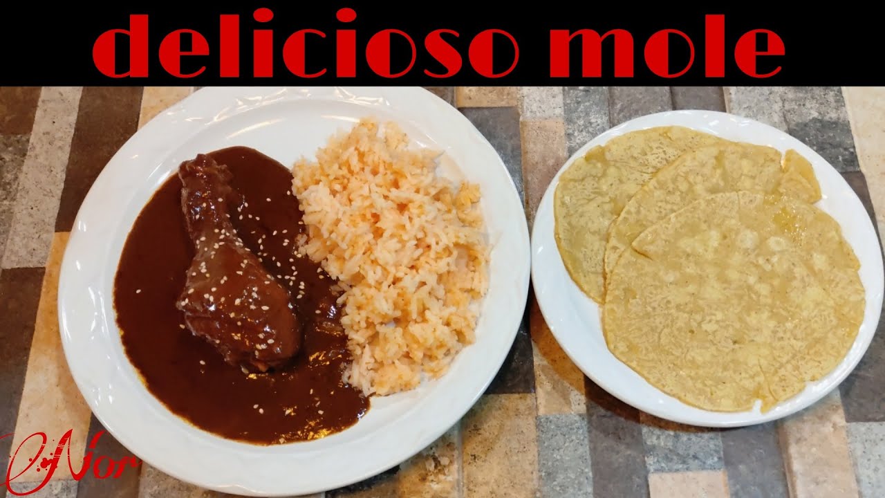 Como preparar rico mole rojo en polvo o en pasta paso a paso | Comida ...