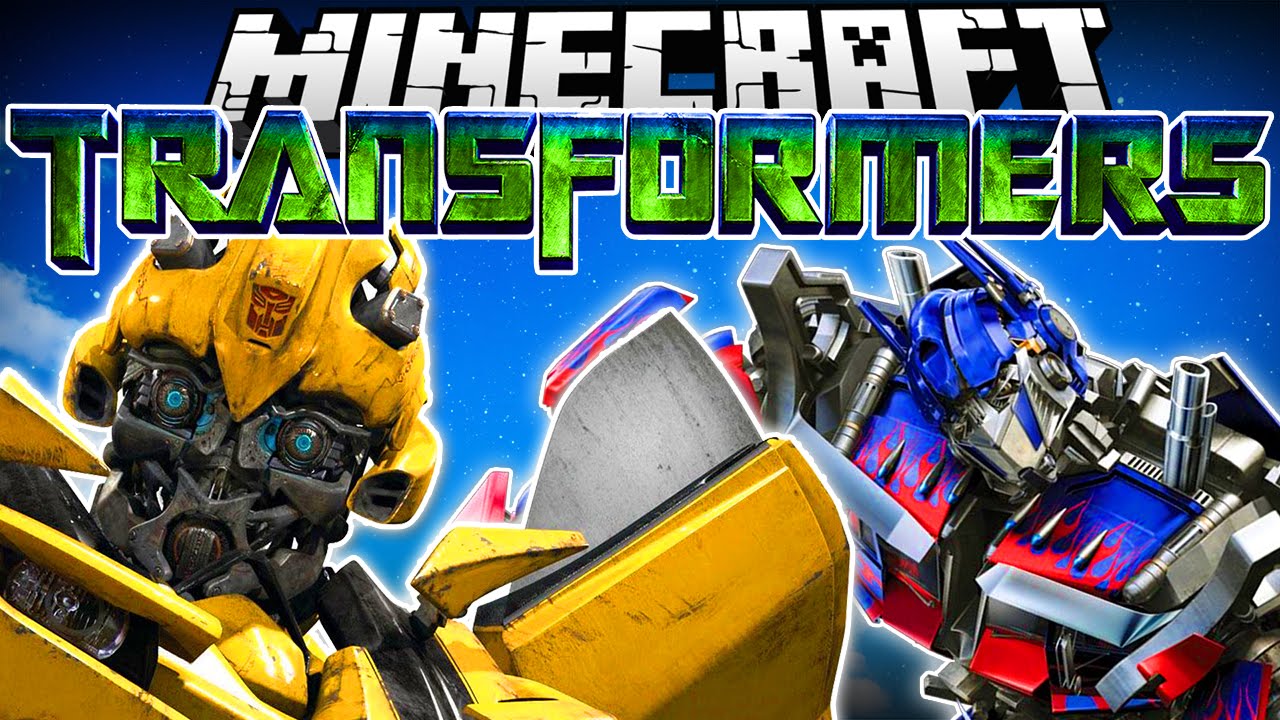 Minecraft Mod | TRANSFORMERS MOD (Crazy Animated Transformations ...