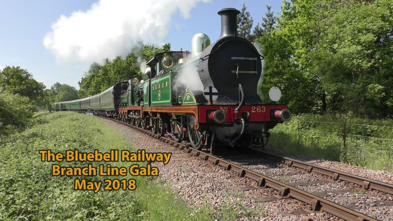 Bluebell Railway - Branch Line Gala - May 2018 in 4K - YouTube