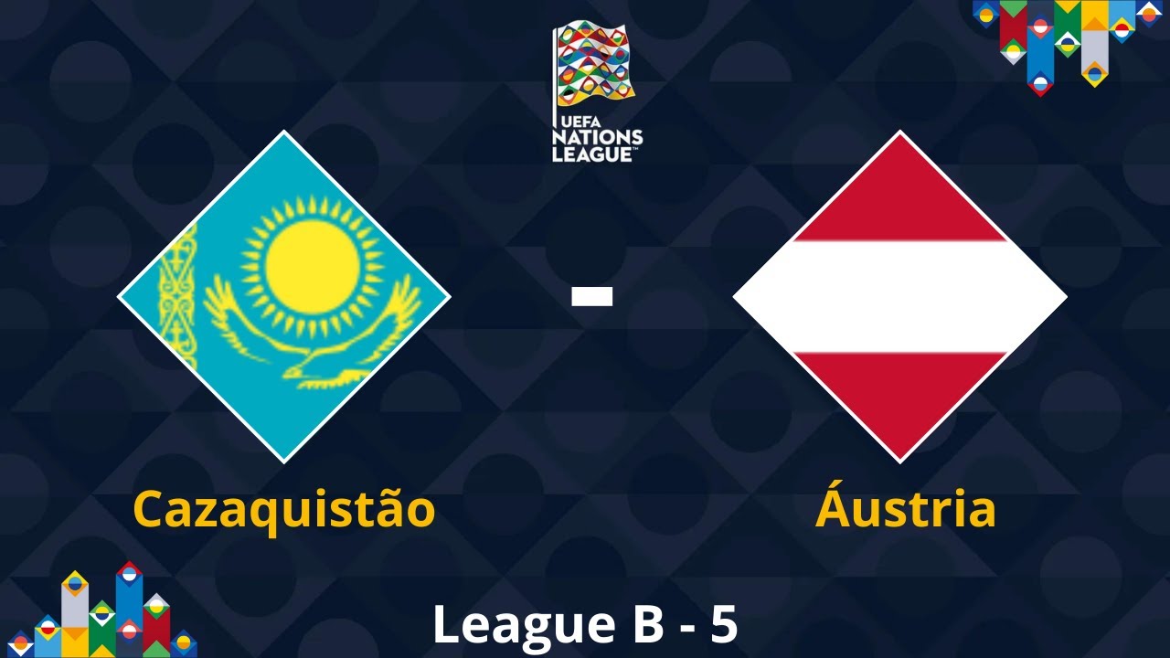 AO VIVO - Cazaquistão X Áustria - { UEFA Nations League } - League B ...