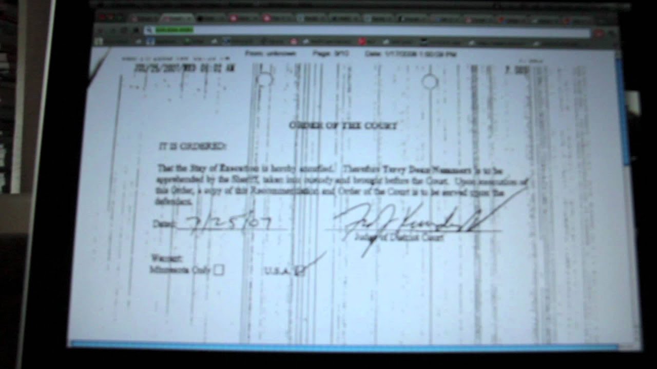 The missing Terry Dean Nemmers Search Warrant Part One. - YouTube
