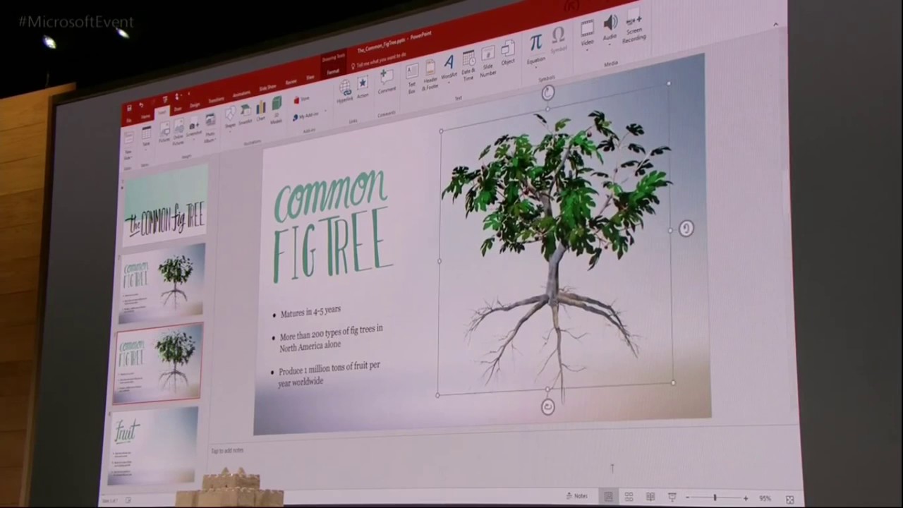 3D objects in microsoft powerpoint presentation - YouTube
