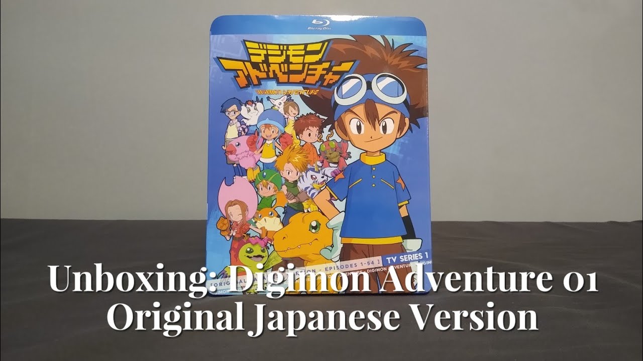 Unboxing: Digimon Adventure 01 Original Japanese Version - YouTube