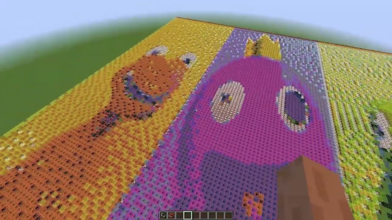 Rainbow Friends in the MINECRAFT | PIXEL ART - YouTube