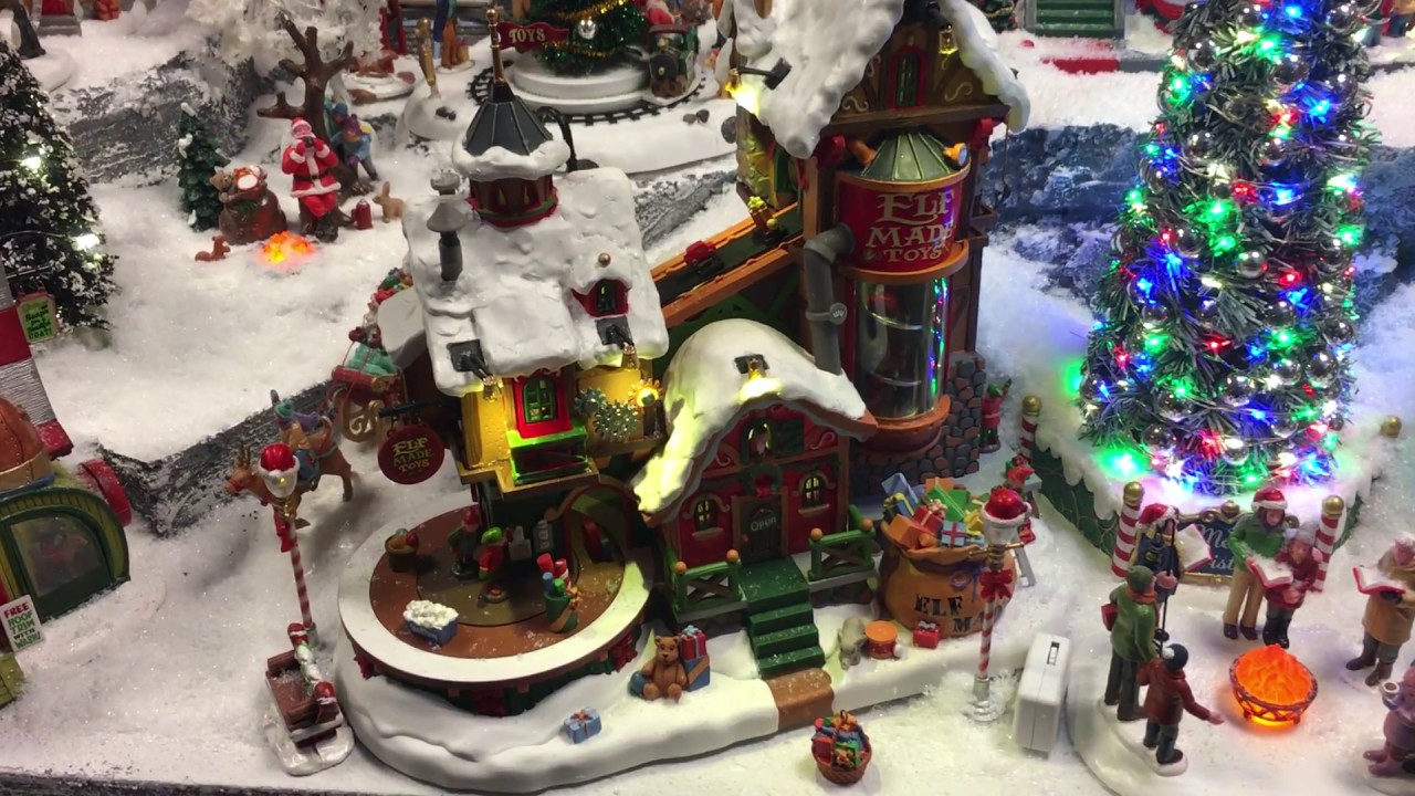 Lemax Elf Made Toy Factory + 4,5 Volt Adapter ( 75190 ) - YouTube