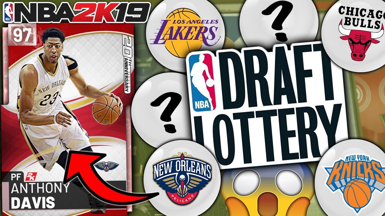 DRAFT LOTTERY NUMBERS SQUAD BUILDER! NBA 2K19 MyTeam - YouTube