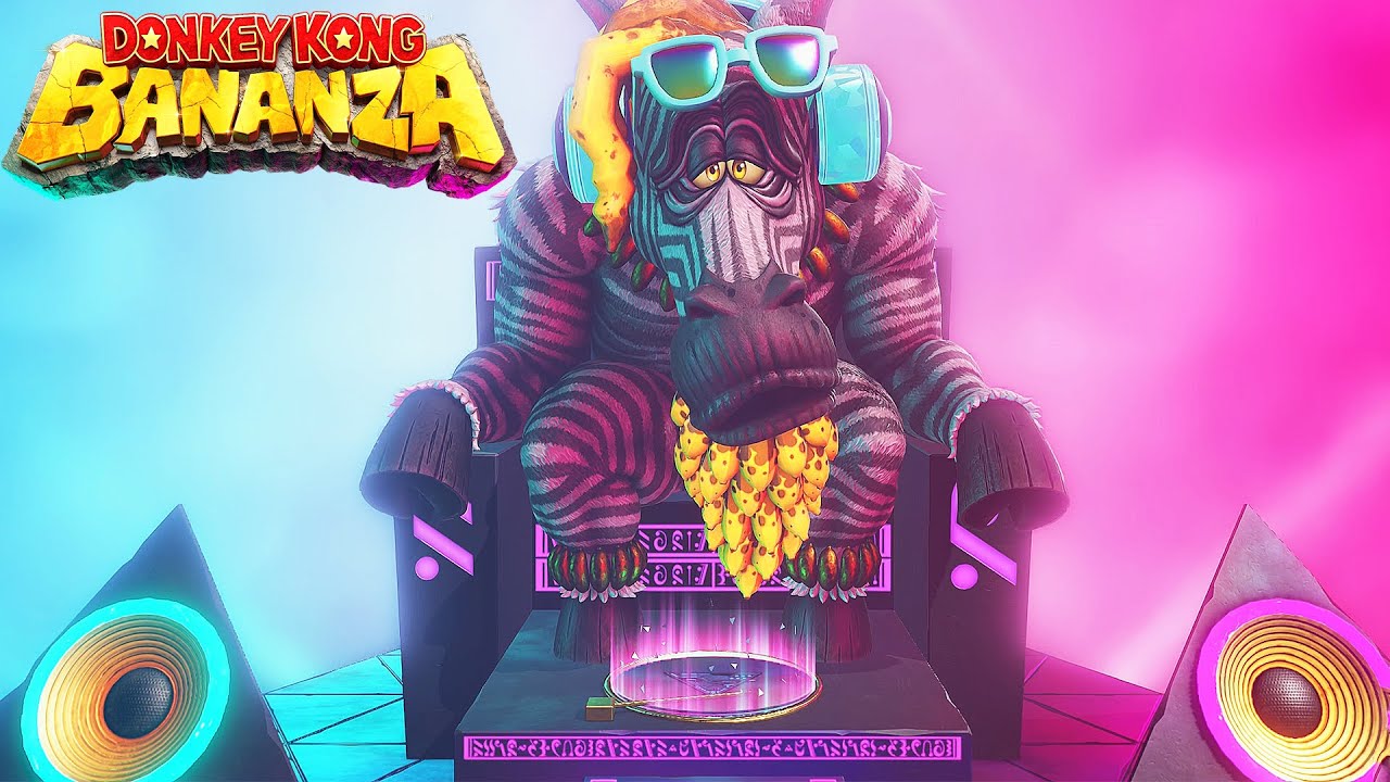 Donkey Kong Bananza - DK gets the Zebra Transformation (4K) - YouTube