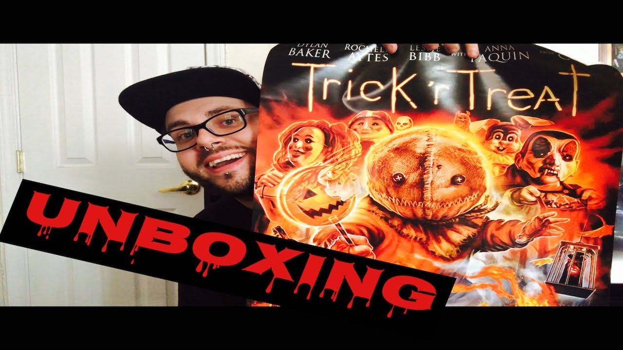 Trick R Treat Scream Factory Blu Ray + Poster Unboxing - YouTube