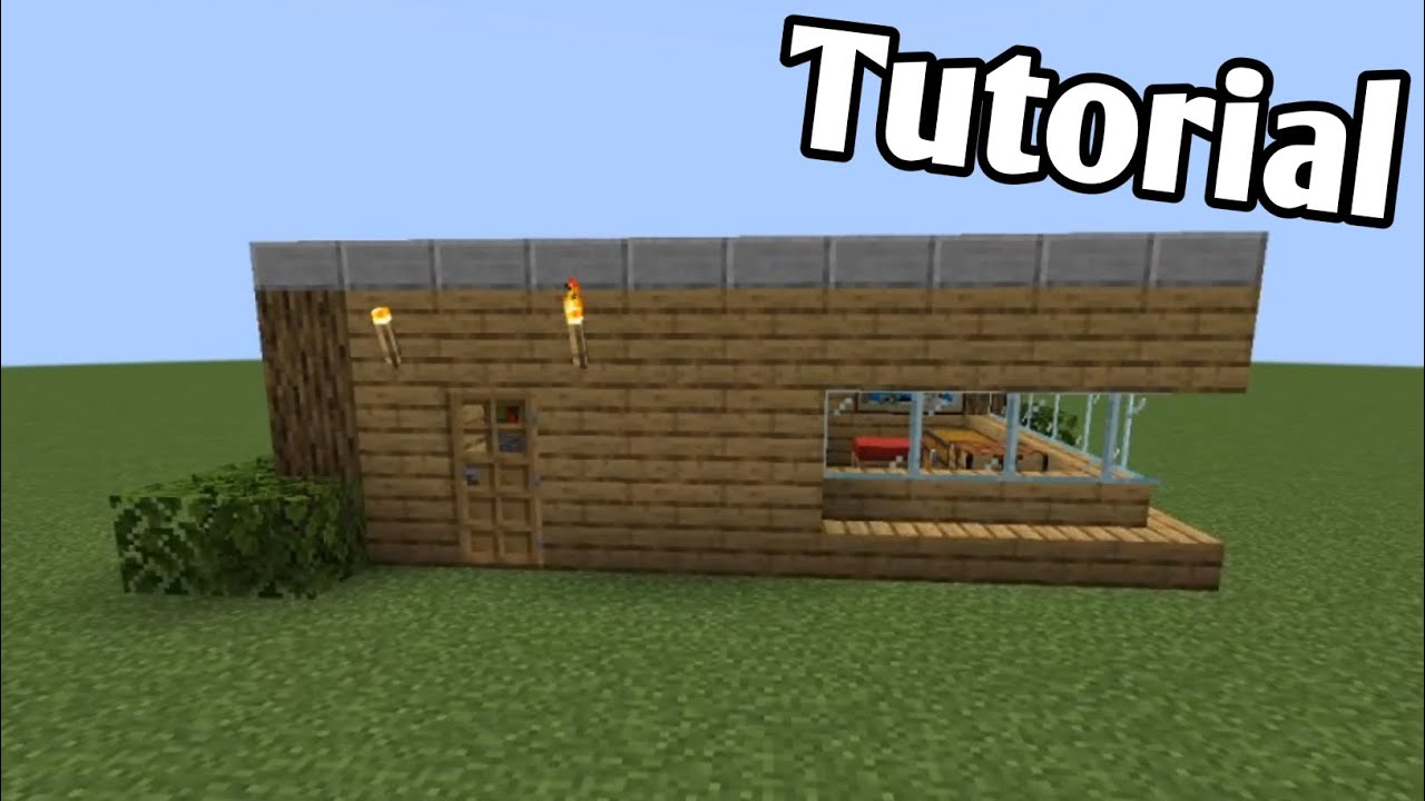 Minecraft: How To Build a Small Modern House Tutorial (Easy) - YouTube