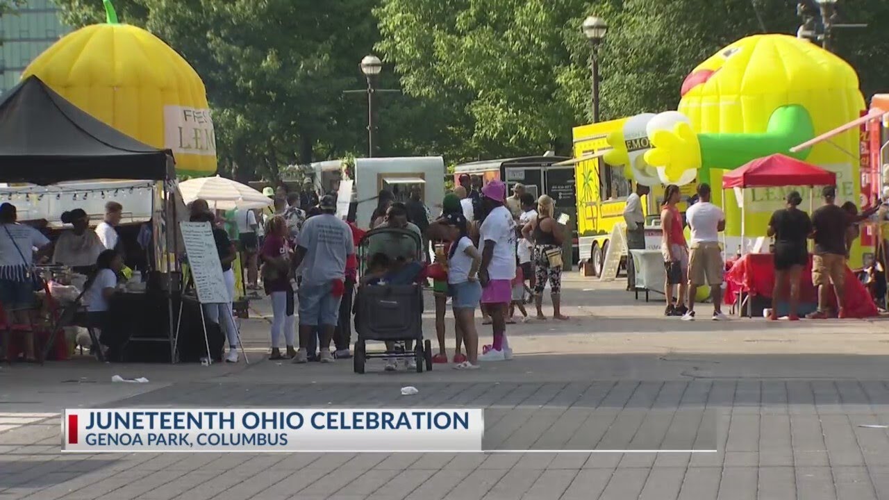 Juneteenth Ohio event continues at Genoa Park - YouTube