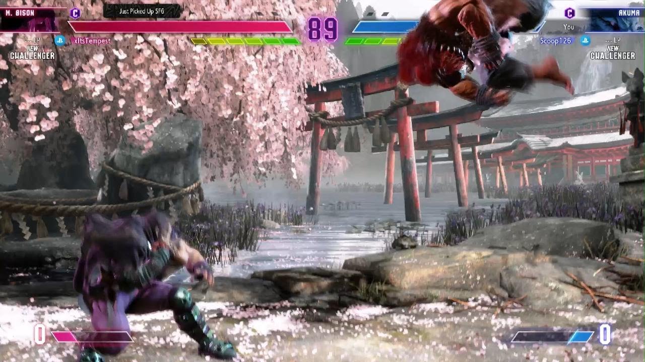 SF6 Akuma vs Bison - YouTube