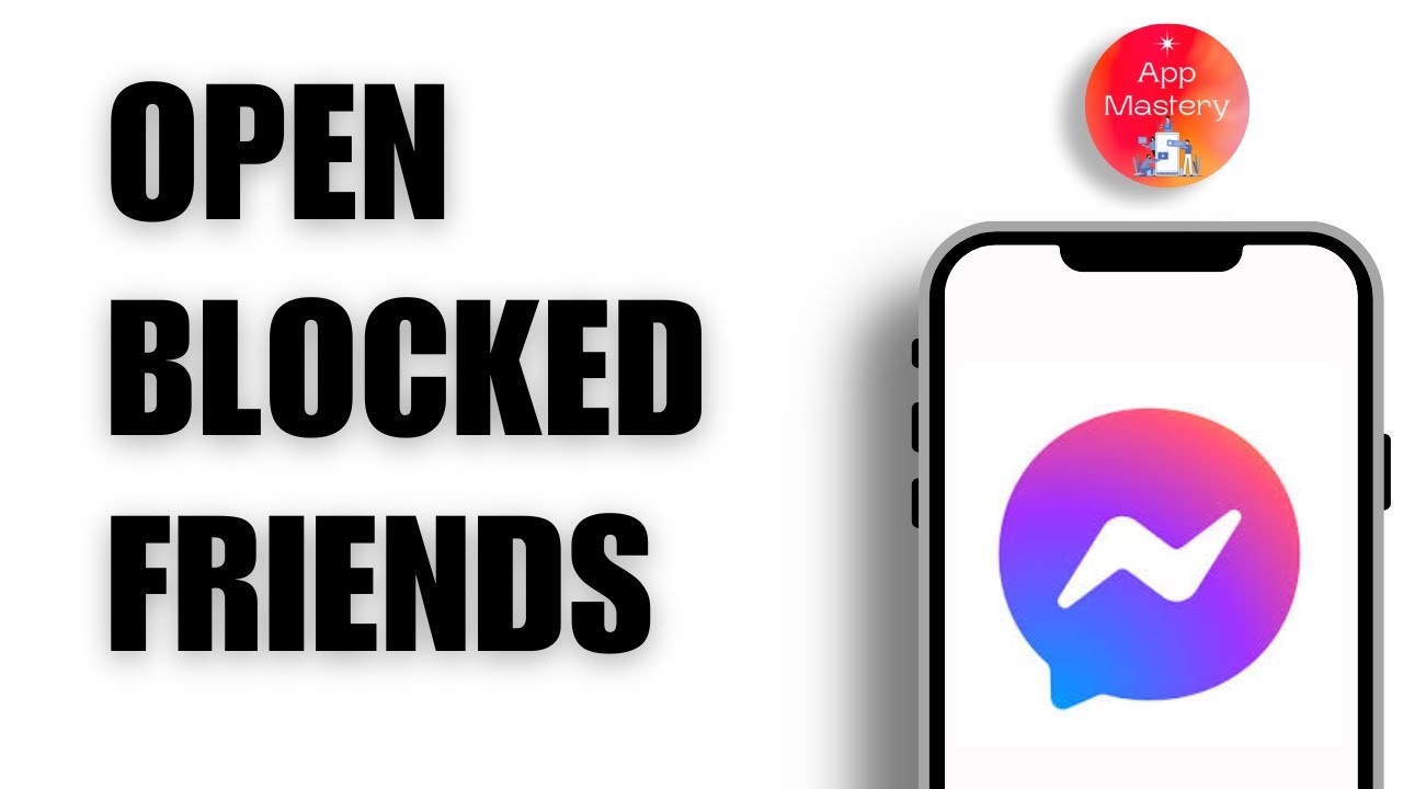 How to Open Blocked Friend from Facebook or Messenger - YouTube
