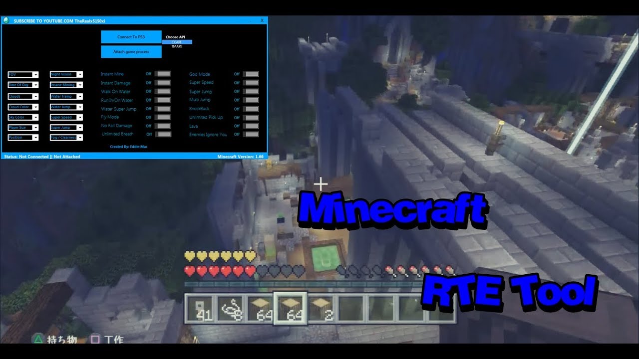 [PS3] MineCraft RTE Tool by Eddie Mac [1.66] - YouTube