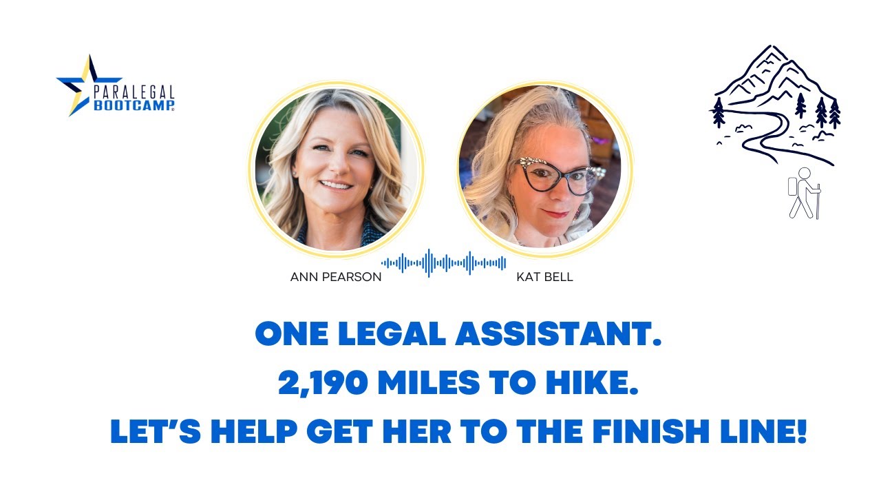 One Legal Assistant. 2,190 Miles to Hike. Let's Help Her Get to the ...
