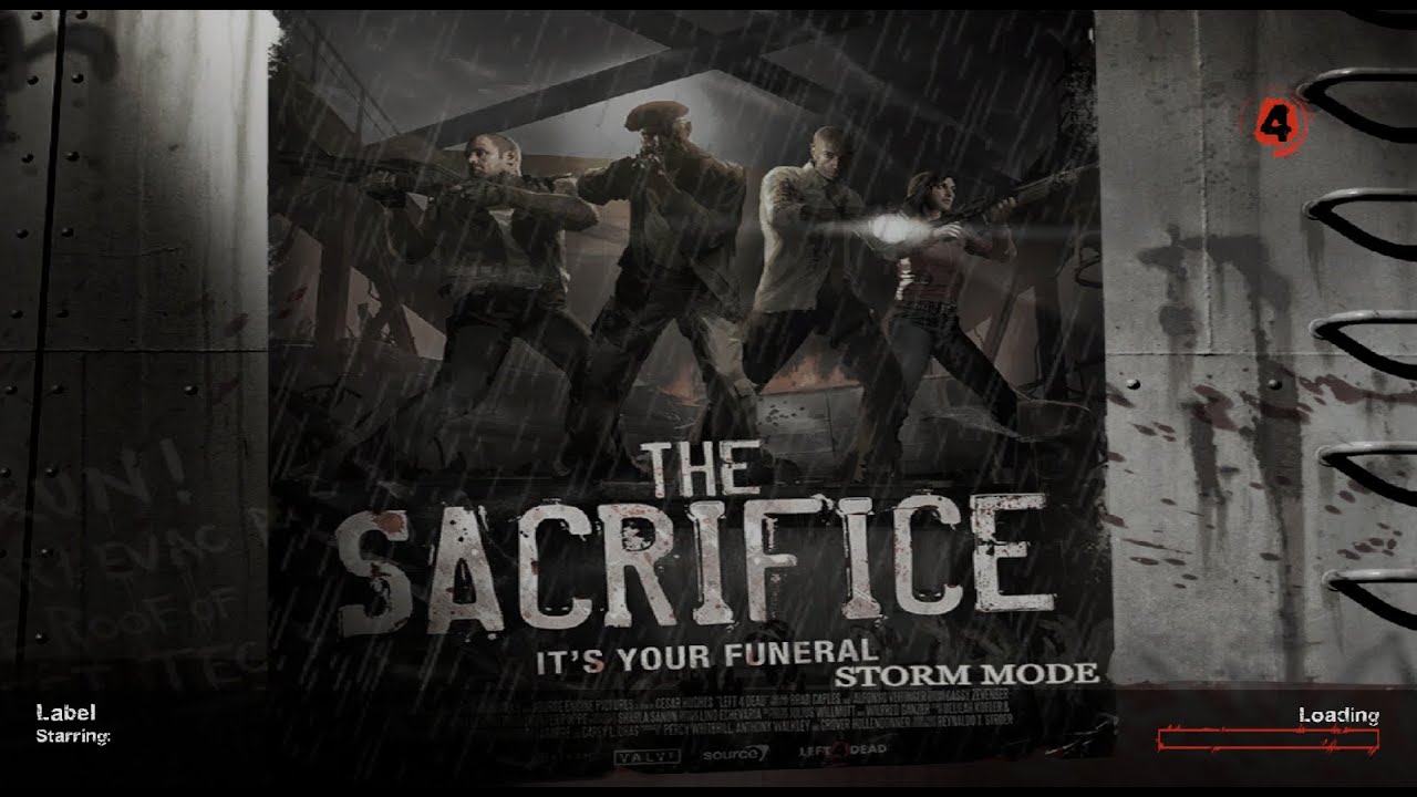 Left 4 Dead 2: The Sacrifice Storm Mode (Custom Campaign Playthrough ...