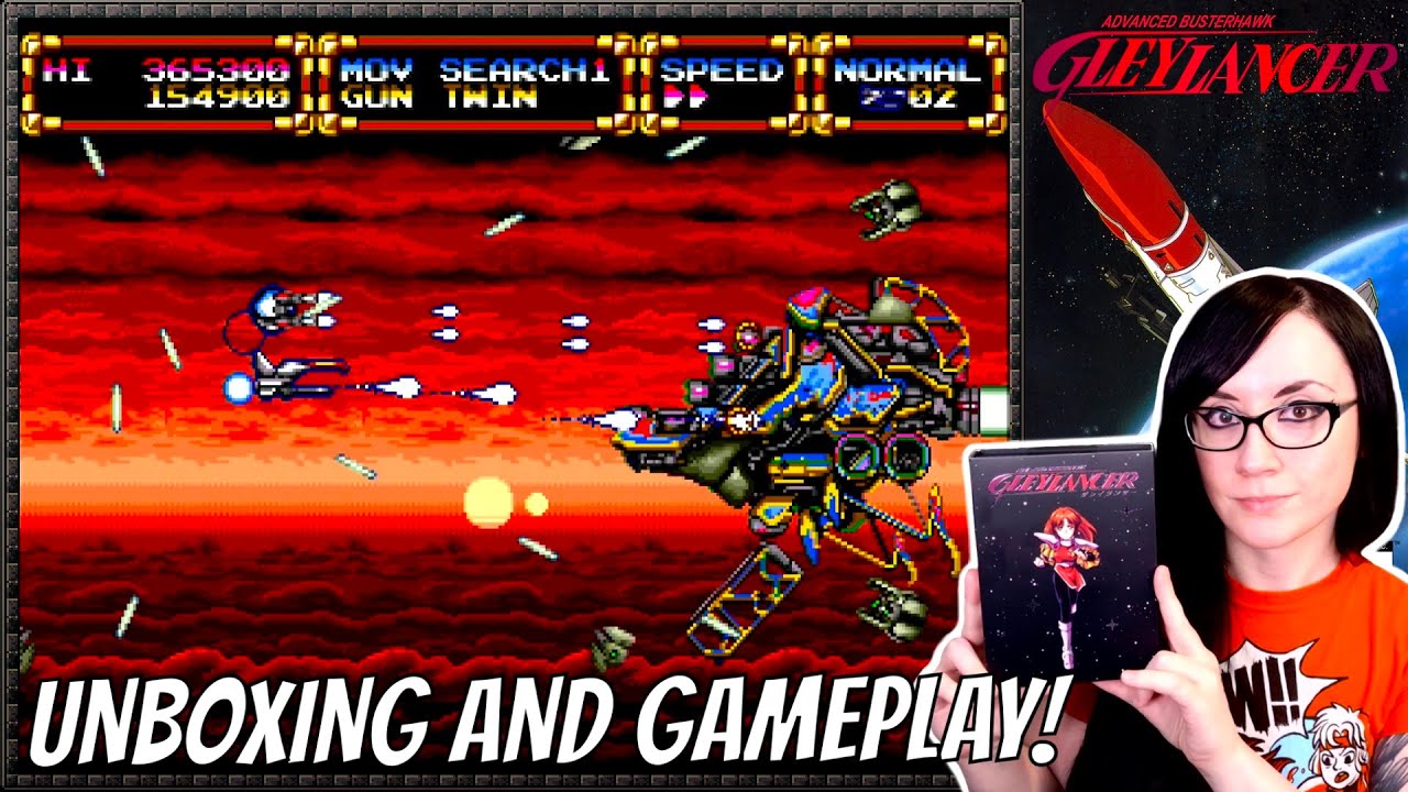Gley Lancer - Retro-Bit Release Unboxing and Gameplay! - YouTube