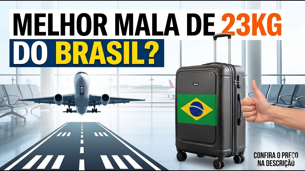 MELHOR MALA DE VIAGEM de 23kg do Brasil? Vale a Pena? - YouTube