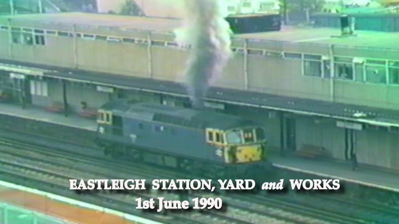 BR in the 1990s Eastleigh Station, Yard and Works on 1st June 1990 ...