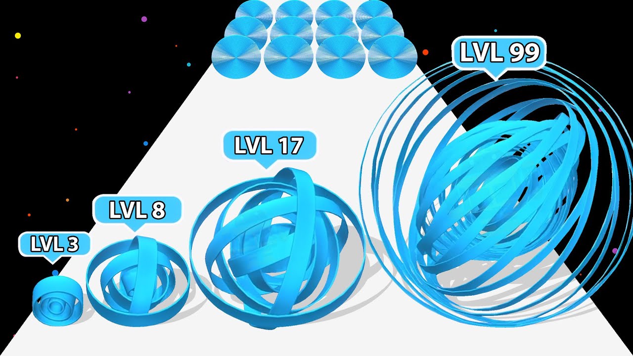 CUT and ROLL - Level Up Circle (ASMR Gameplay) - YouTube