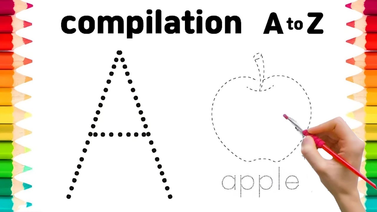 ABCD Alphabets.kids drawing and alphabets learning.counting numbers and ...