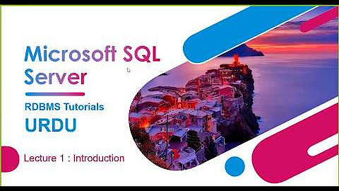 SQL Server Tutorials [URDU] - YouTube