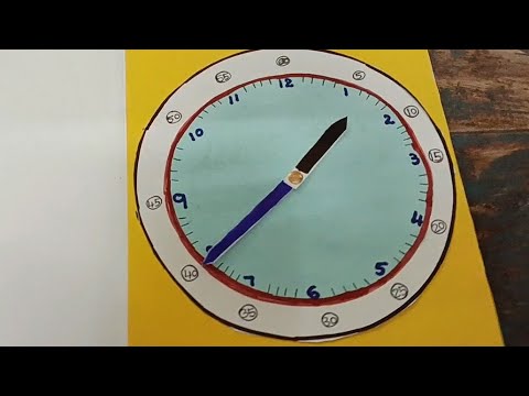 TEACHING ABOUT TIME#school #basic #activity # LOWCOST TLM FOR TEACHING ...