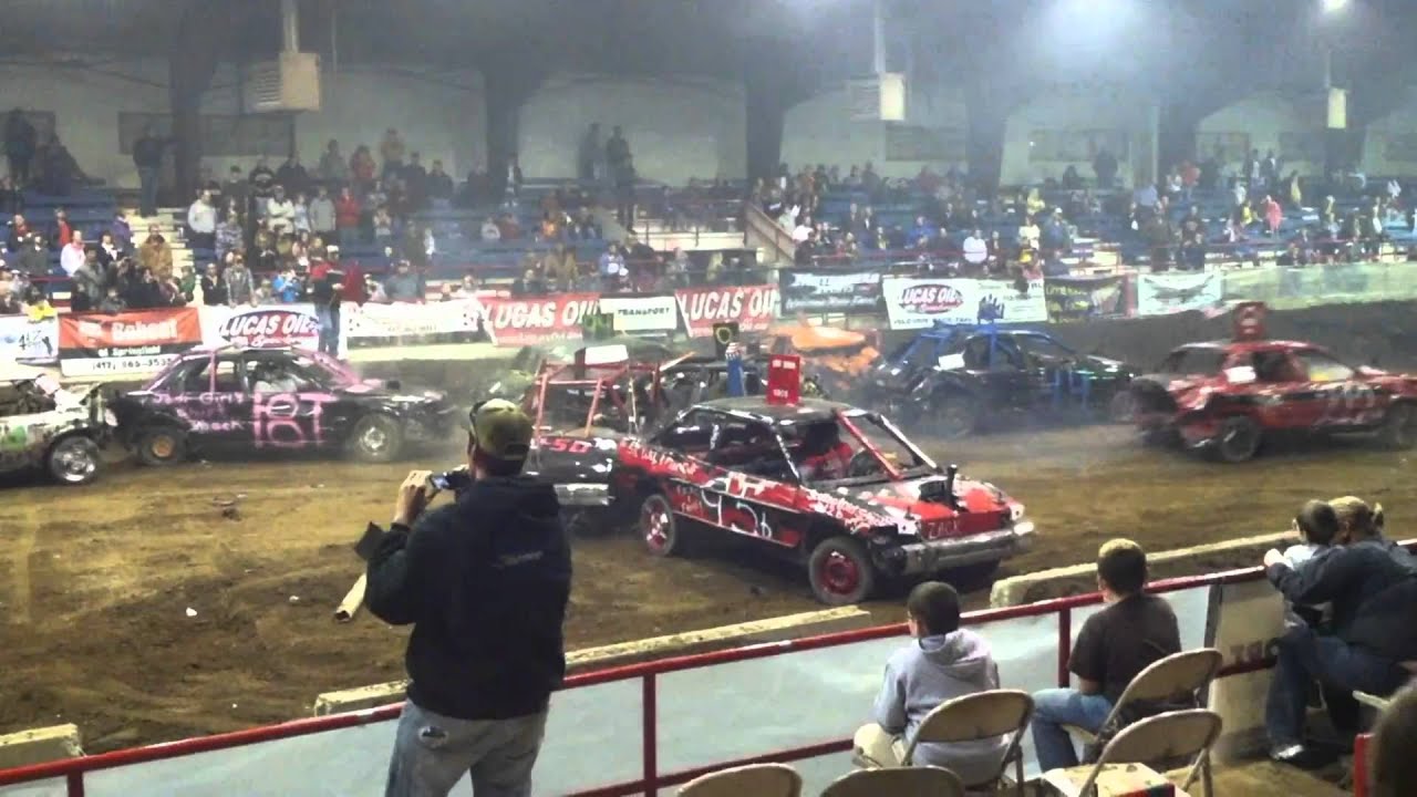(2 of 2) Mad Dog Demolition Derby! 3/18/11 Springfield Mo - YouTube