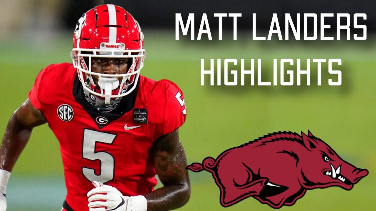 “Welcome to Arkansas” || Georgia & Toledo WR Matt Landers Highlights ...
