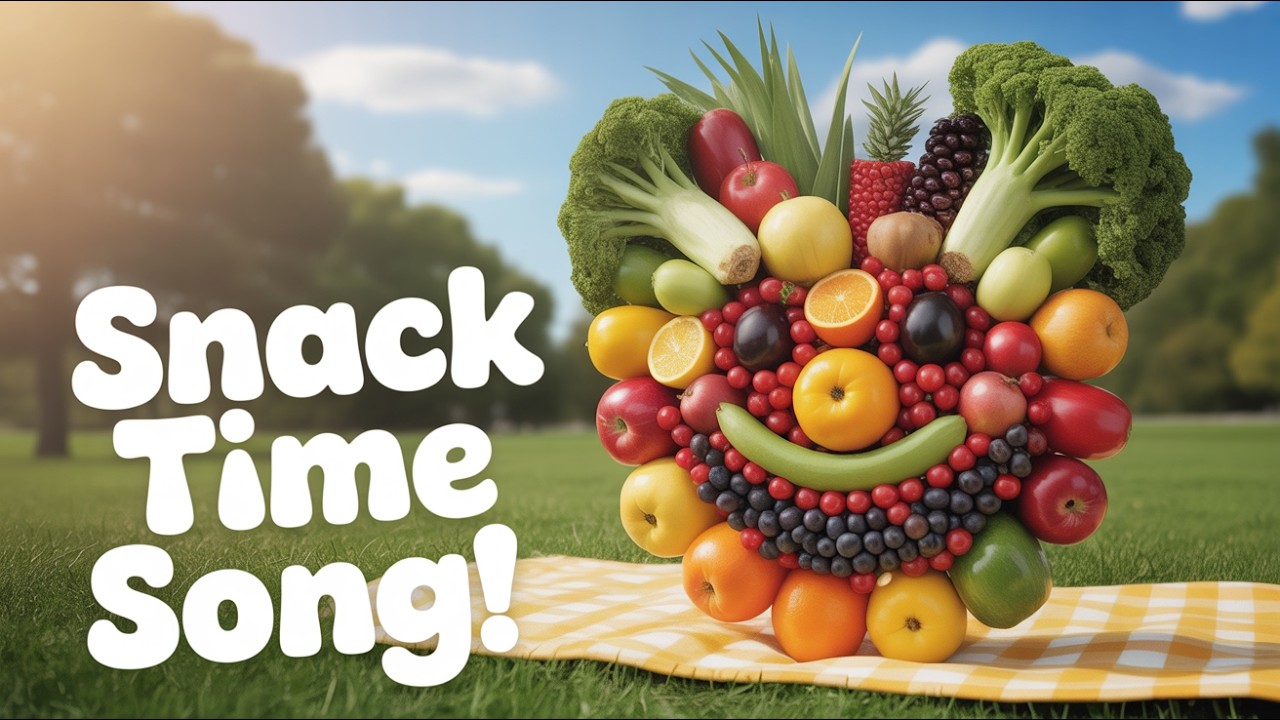 Healthy Snack Song for Kids | Fruits, Veggies & Fun | Happy Friends ...
