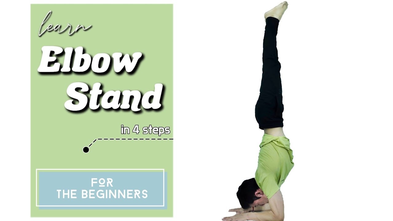 How to do an ELBOW STAND in 4 steps | for the Beginners in Hindi - YouTube