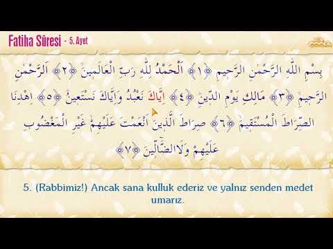 Fatiha Suresinin Anlamı (Türkçe Meal)