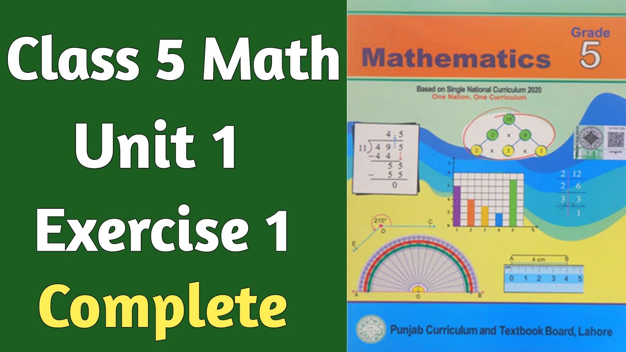 Class 5 Math New Book Unit 1 Exercise 1 || Class 5 Math || Class 5 Math ...