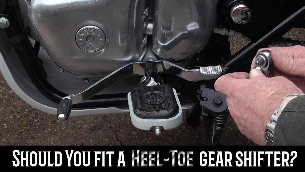 Royal Enfield Classic 350 REborn, Fitting a Heel/toe gear shifter conversion! - YouTube