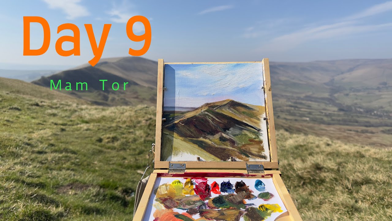 Day 9 Artist vs Wild: Mam Tor Peak District Challenge - YouTube