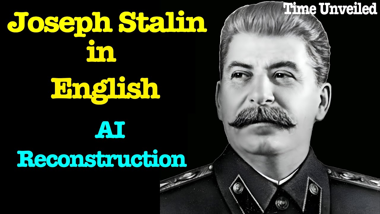 Joseph Stalin in English AI Reconstruction - YouTube