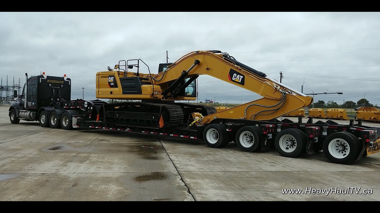 CAT 336 - 77,000 LB - 11'4" wide - YouTube