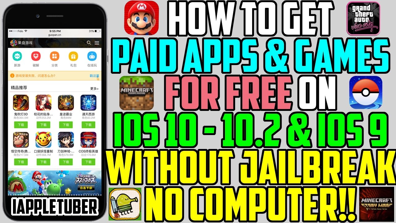 Better Than Vshare? How To Get Paid Games/Apps FREE on IOS 10 - 10.2 ...