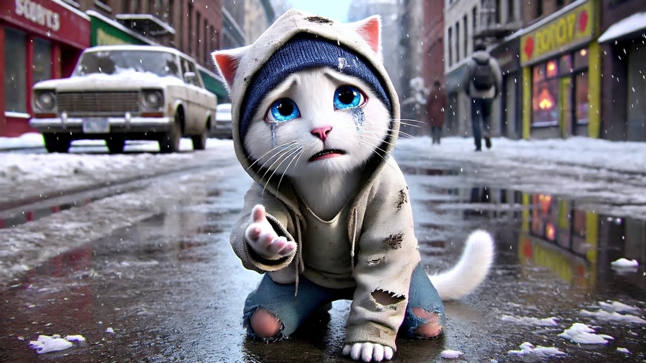 Sad Cat Story That Will Melt Your Heart #cat#cats#aicat#cartoon#sadcat# ...