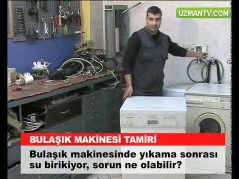 Bulaşık makinesinde yıkama sonrası su birikiyor, sorun ne olabilir?