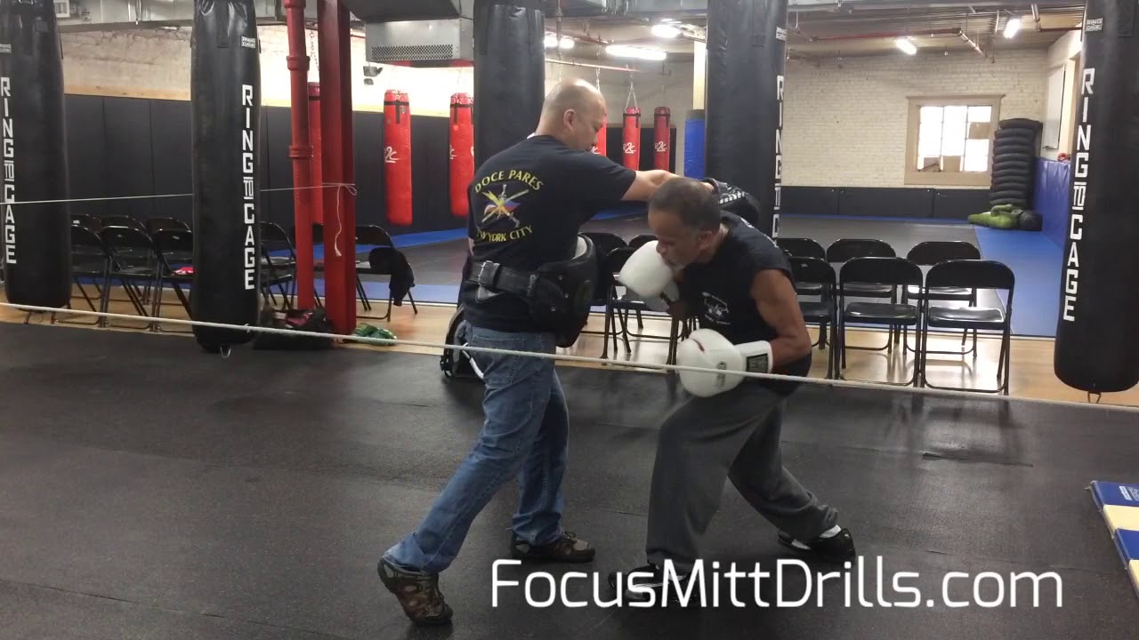 Boxing Combo 54 Focus Mitt MMA Mixed Martial Arts Muay Thai - YouTube