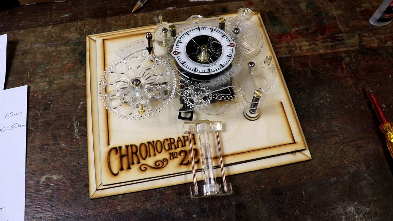 A Decision... The new Chronograph steampunk clock KIT! - YouTube