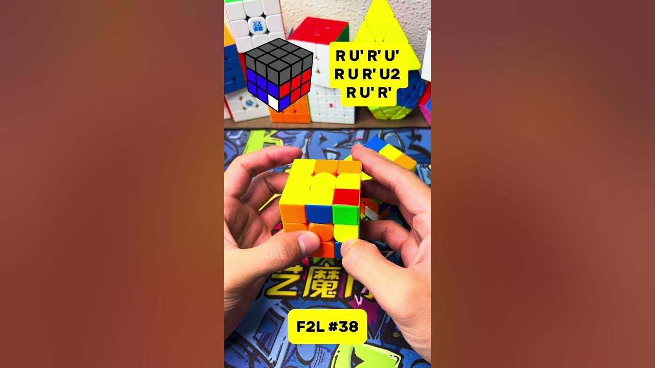 Rubik's Cube: F2L 38 Made Easy! Algorithms & Finger Tricks - YouTube