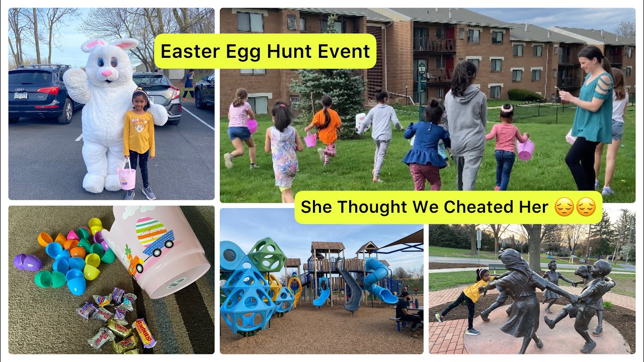 Easter Egg Hunt🐰🐣At Our Community |Adam Ricci Park | USA Tamil Routine ...