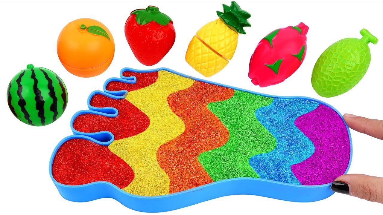 Satisfying Video l How to make Rainbow Slime Foot Bathtub FROM Mixing ...