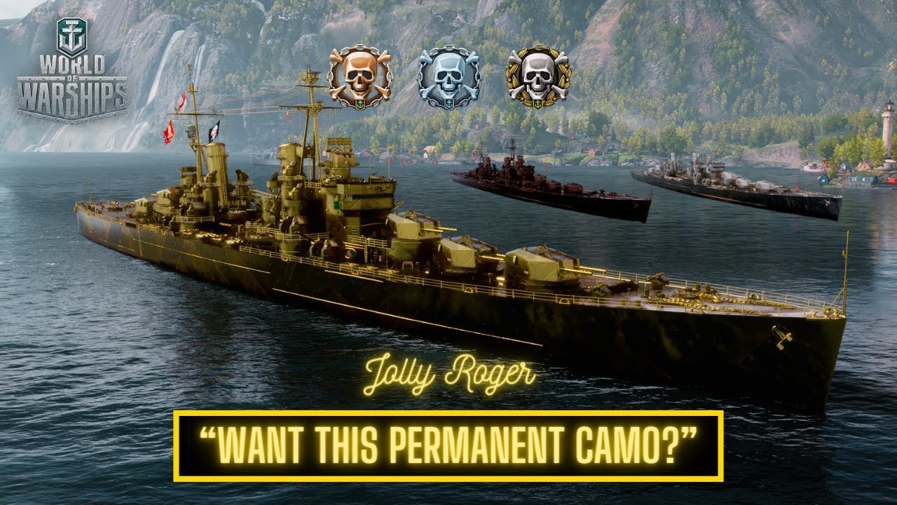 World of Warships - "Want This Permanent Camo?" Bronze - Silver - Gold ...