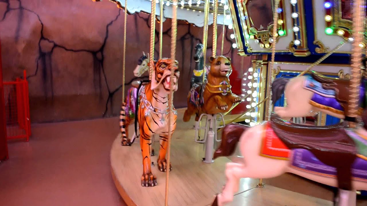 Ava and Joshua - Fun Carousel Ride at Adventuredome Theme Park, Circus ...