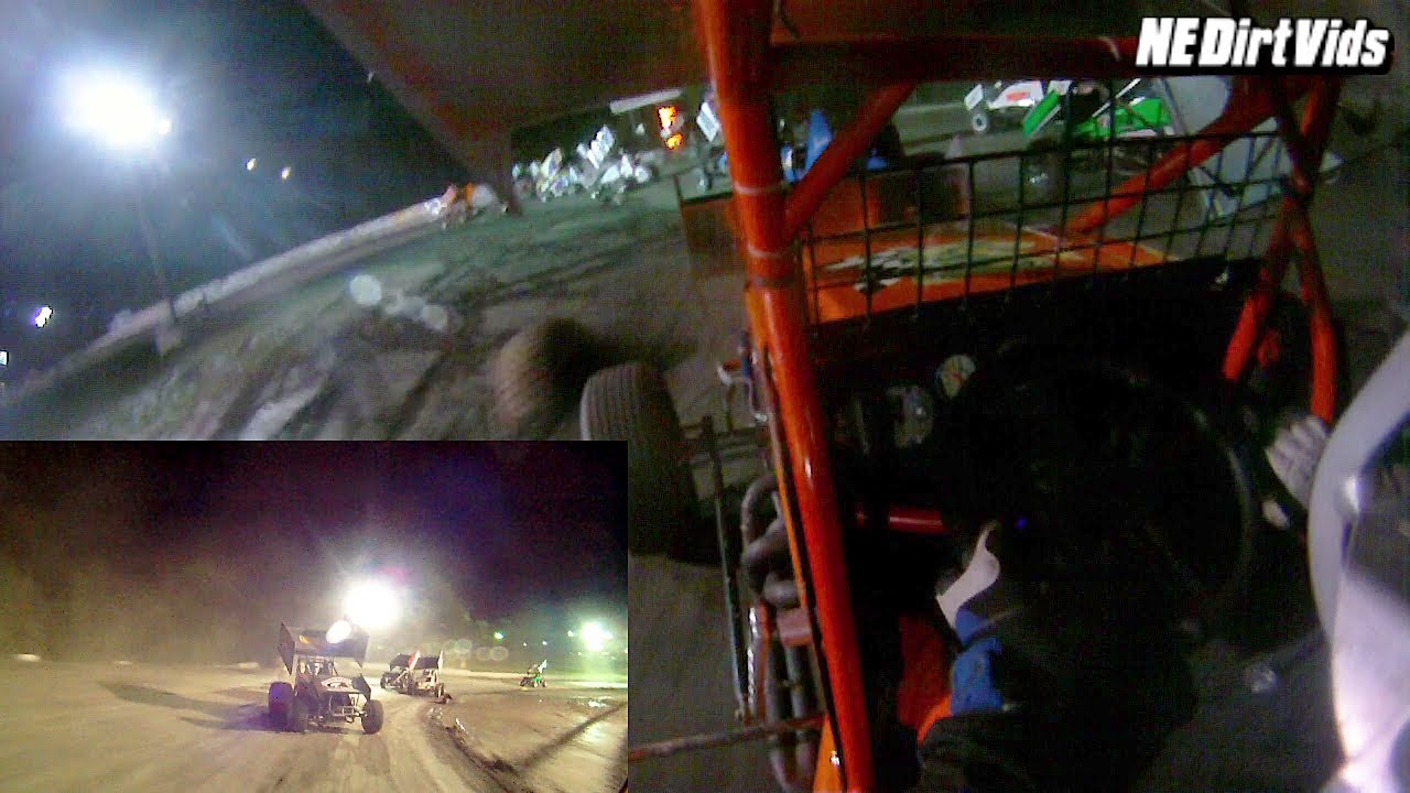 Dan Douville #7x In-Car | Sprint Cars of New England at Bear Ridge ...