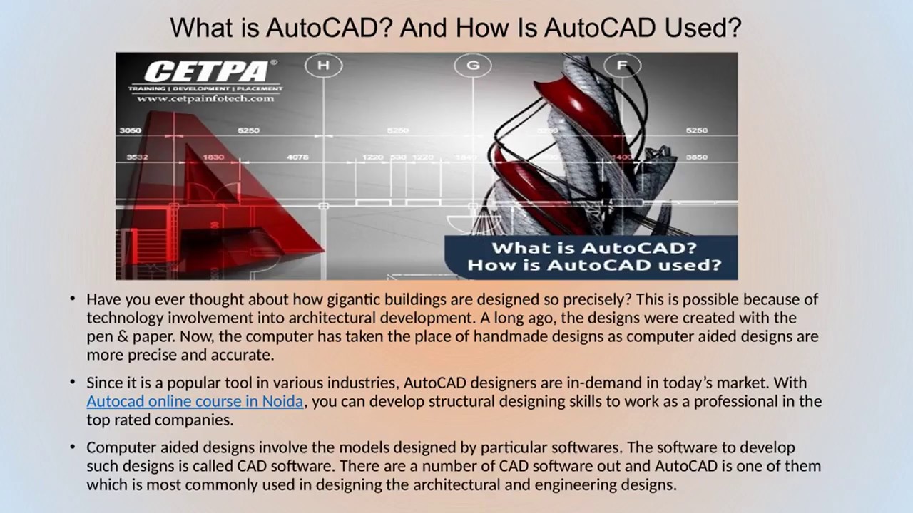 What is AutoCAD? And How Is AutoCAD Used? - YouTube