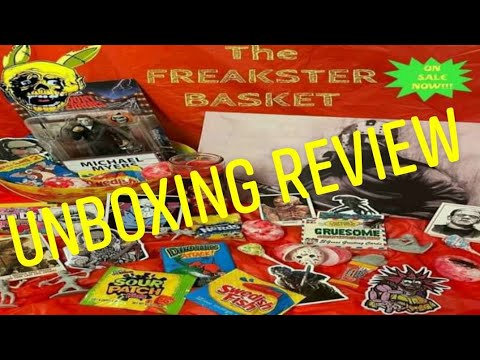 Don't Eat The Gum Freakster Basket Horror Mystery Box Unboxing Review ...
